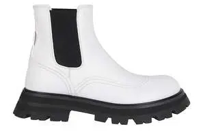 Alexander McQueen Chelsea Boots - White/black