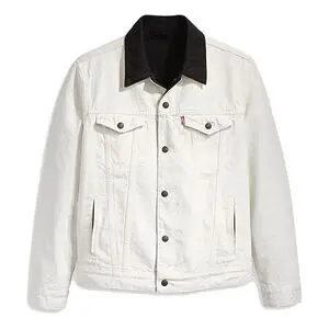 LEVI'S X Air Jordan Crossover Reversible Denim Jacket - White/black