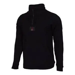 JORDAN Air Half-zip Athleisure Sweatshirt - Black