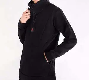 JORDAN Air Half-zip Athleisure Sweatshirt - Black