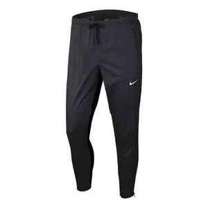 Nike Phenom Elite Shield Run Division Water Repellent Running Sports Long Pants - Black
