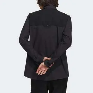 Adidas Originals Chest Solid Color Long Sleeves Shirt Black