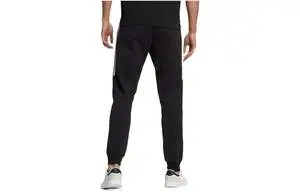 Adidas Neo Side Stripe Solid Color Bundle Feet Sports Pants/trousers/joggers Black - Multi-color