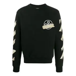 Off-White Tap Arrows" Logo Long Sleeve Sweater