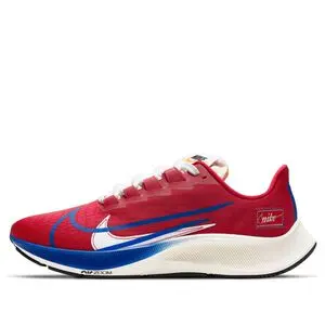 Nike Zoom Pegasus 37 Premium Athletic Sneakers - Black/blue/white
