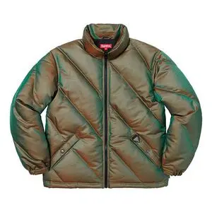 Supreme Iridescent Puffy Jacket - Green