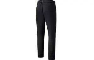 FILA Athletics Knit Straight Solid Color Gym Sports Pants Black