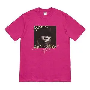 Supreme Fw19 Week 1 Mary J Blige Tee Magentat - Rose Red