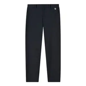 FILA Solid Color Gym Woven Sports Long Pants - Blue