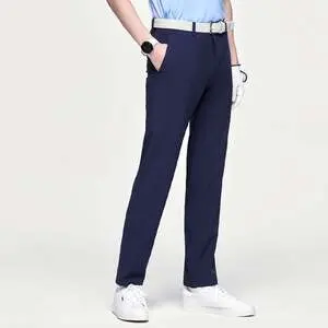 FILA Solid Color Gym Woven Sports Long Pants
