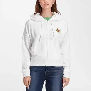 LEVI'S Embroidered Zip-up Hoodie
