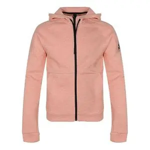 Adidas Knit Hooded Track Jacket - Pink