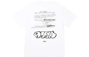 Supreme X Mf Doom Fw23 Week3 Mf T-shirt - White