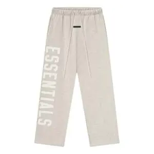 Fear Of God Fear Of God Essentials Lounge Fleece Sweatpant 'heather Stone' Heather Stone