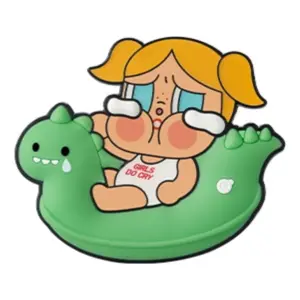 POP MART Crybaby Vacation Mode On Series Fridge Magnet 'glug-glug - Multi-color