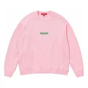 Supreme Old English Sweater - Pink