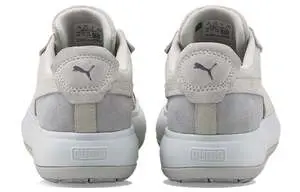 PUMA Suede Mayu Raw Low Top Sneakers - Gray/white