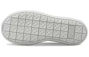 PUMA Suede Mayu Raw Low Top Sneakers - Gray/white