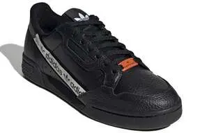 Adidas Continental 80 "wordmark Side Stripe" Sneakers - Black