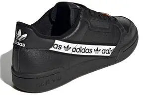 Adidas Continental 80 "wordmark Side Stripe" Sneakers - Black