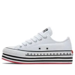 CONVERSE Chuck Taylor All Star Platform Layer Low Top Sneakers - White