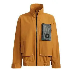 Adidas Originals Contrasting Colors Pocket Logo Sports Jacket - Default Color