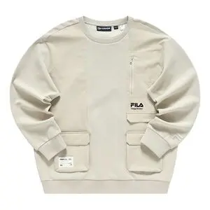 FILA FUSION Collection Change The Game Logo Sweatshirt - Beige