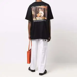 Off-White Caravaggio Painting Short Sleeve Loose Fit Tee