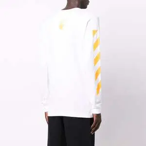 Off-White Fw21 Caravaggio Painting Long Sleeves T-shirt - White