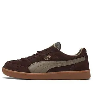 PUMA Liga Suede Low Casual Board Shoes - Brown/brown