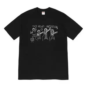 Supreme The Velvet Underground Drawing Tee - Black