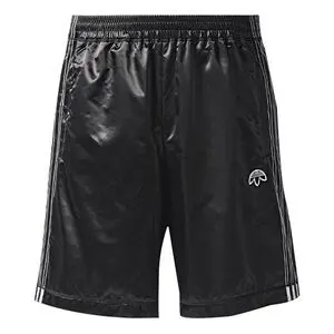 Adidas Alexander Wang Crossover Satin Sports Shorts - Black