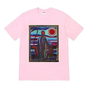 Supreme Ss19 Reaper Tee Printing Short Sleeve - Pink