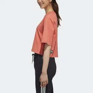 Adidas Neo Casual Sports Graphic Print Cropped Tee