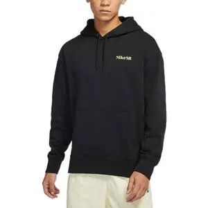 Nike Solid Color Alphabet Hooded Long Sleeves Hoodie