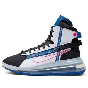 Nike Max 720 Saturn High Top Sneakers - Blue/white