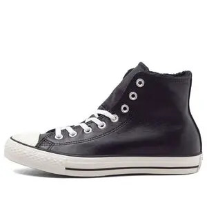 CONVERSE Chuck Taylor All Star Leather High Top Sneakers - Black