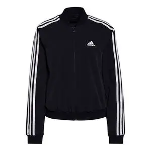Adidas Stripe Splicing Sports Training Jacket - Black
