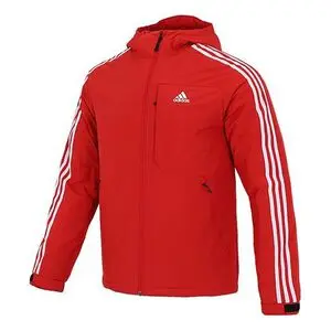 Adidas 3-stripes Hooded Down Jacket - Default Color