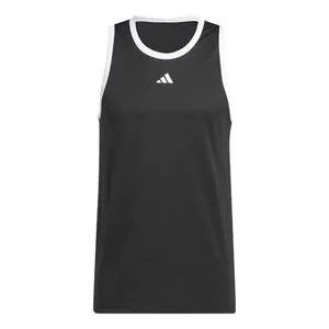 Adidas Legends Basketball 3-stripes Tank Top - Black/white