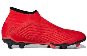 Adidas Predator 19.3 Fg Laceless Soccer Cleats - Red/black