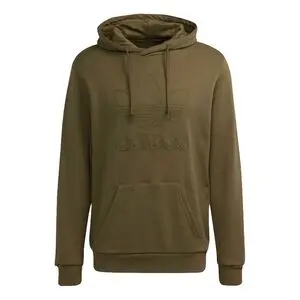 Adidas Originals Solid Color Large Logo Hoodie - Default Color