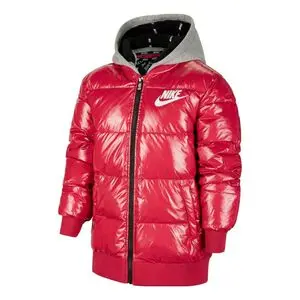Nike Glossy Puffer Hooded Jacket
