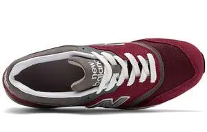 NEW BALANCE 997 "made In Usa" Sneakers - Grey/red