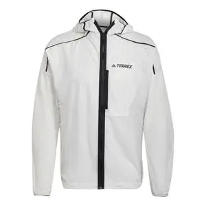 Adidas Terrex Agravic Windbreaker Jacket - White/black