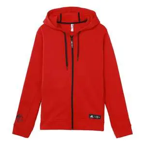 Adidas Rose Fz Athleisure Hooded Jacket - Light Red