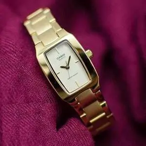Casio Stainless Steel Quartz Watch - White