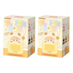 POP MART Pop Bean Fluffy And Cozy Card Holder Pendant Sealed Case - Multi-color