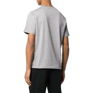 Balenciaga Small Logo Print Cotton T-shirt - Grey