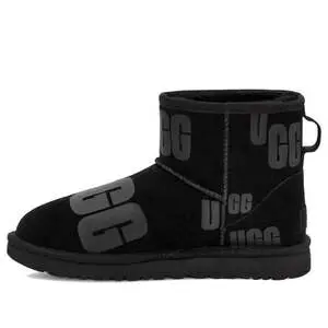 UGG Classic Mini Scatter Graphic Boots - Black/gray